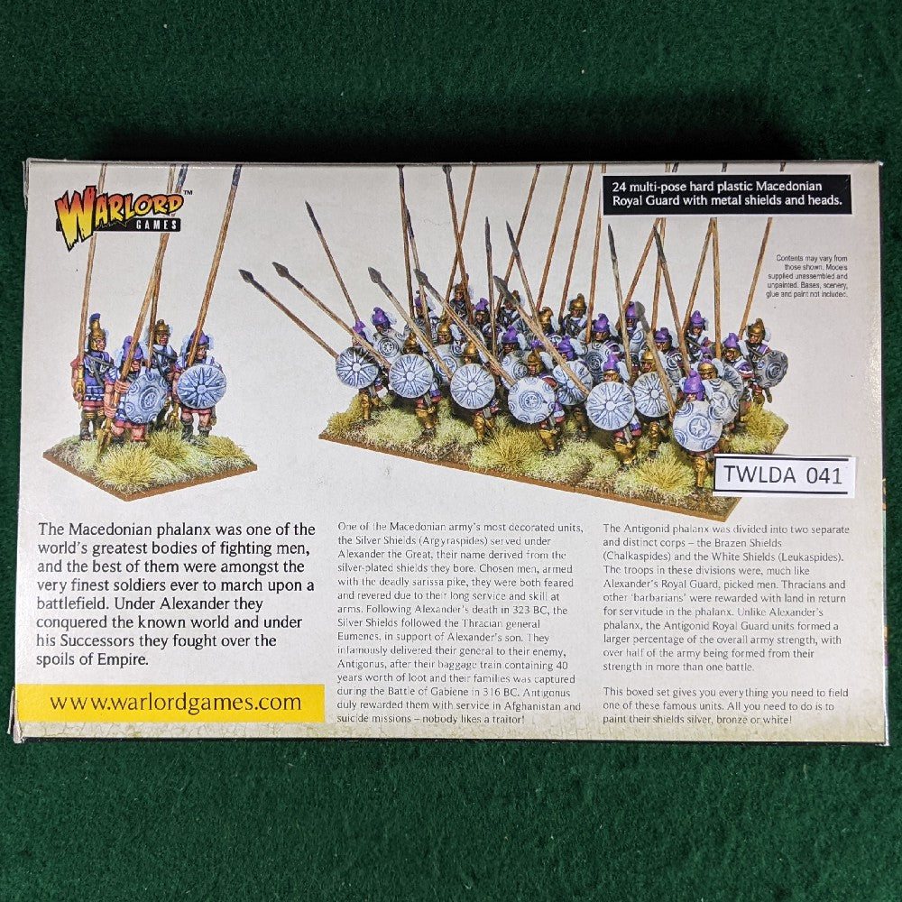 Macedonian Royal Guard - 24 figures - Warlord Games Miniatures – The ...
