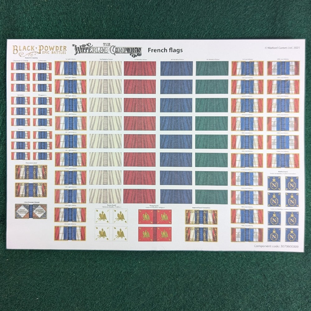 Waterloo French Flag Sheet - EPIC - Warlord Games – The War Library