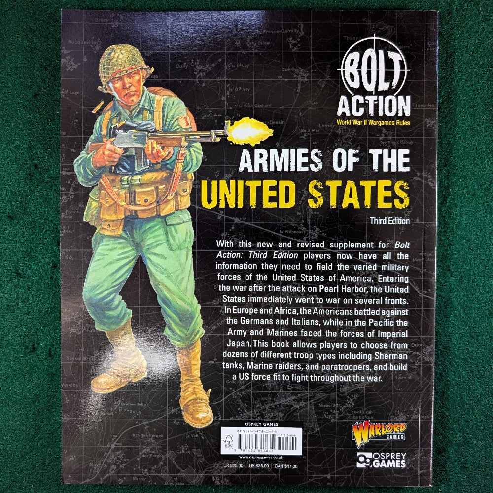 Armies of the United States 3rd Edition - Bolt Action book - Warlord G ...