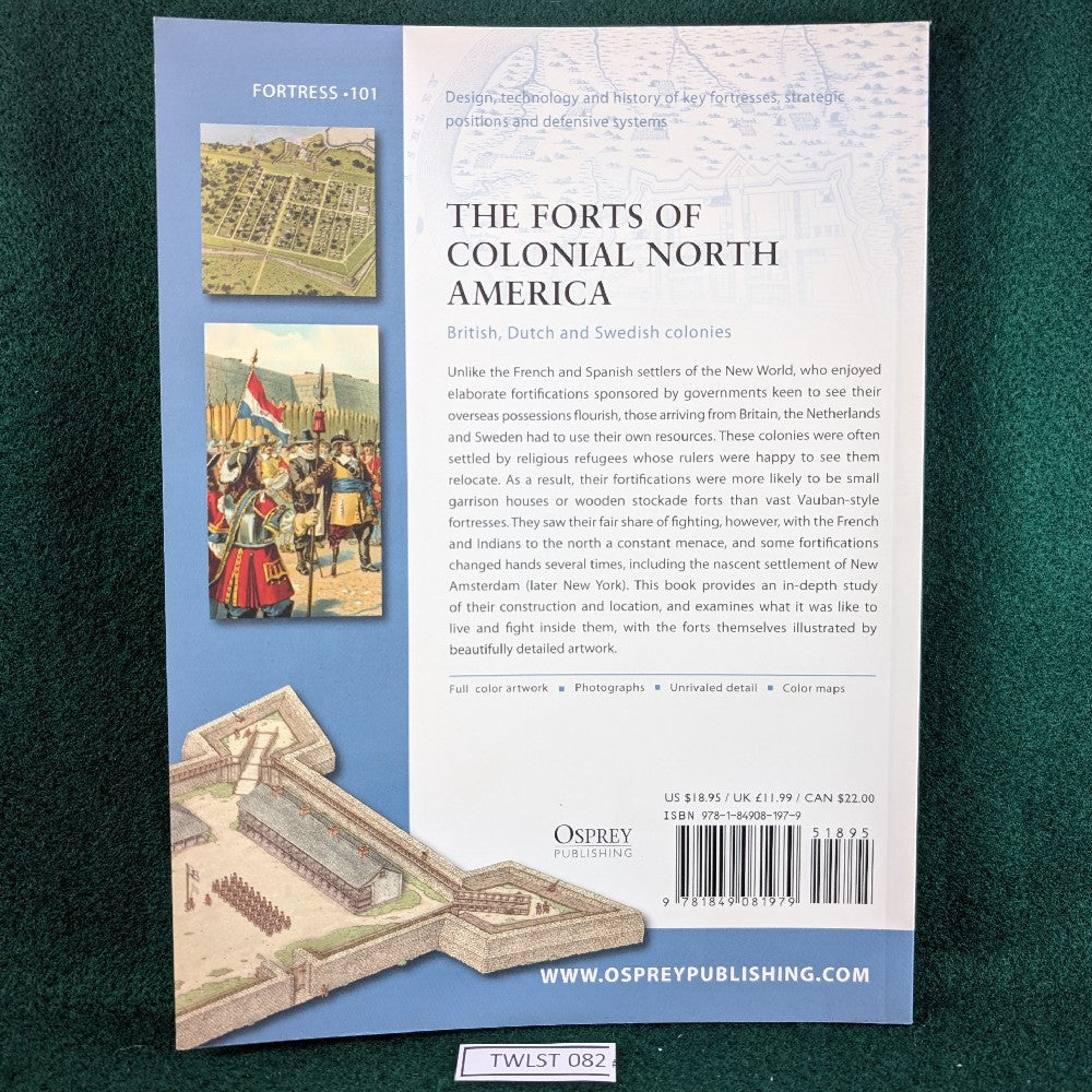 The Forts of Colonial North America - British, Dutch & Swedish colonie ...