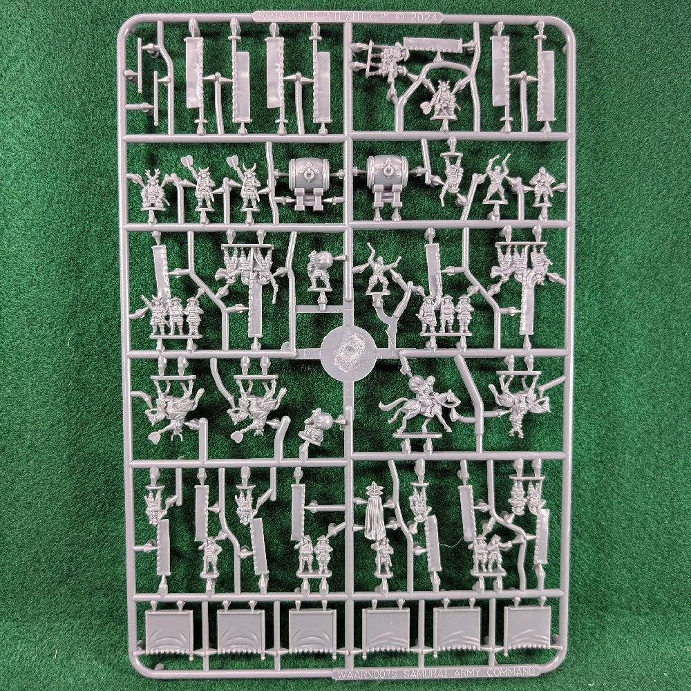 Samurai Army Command- Grand Battle Scale 10mm - One sprue of 54 Miniat ...
