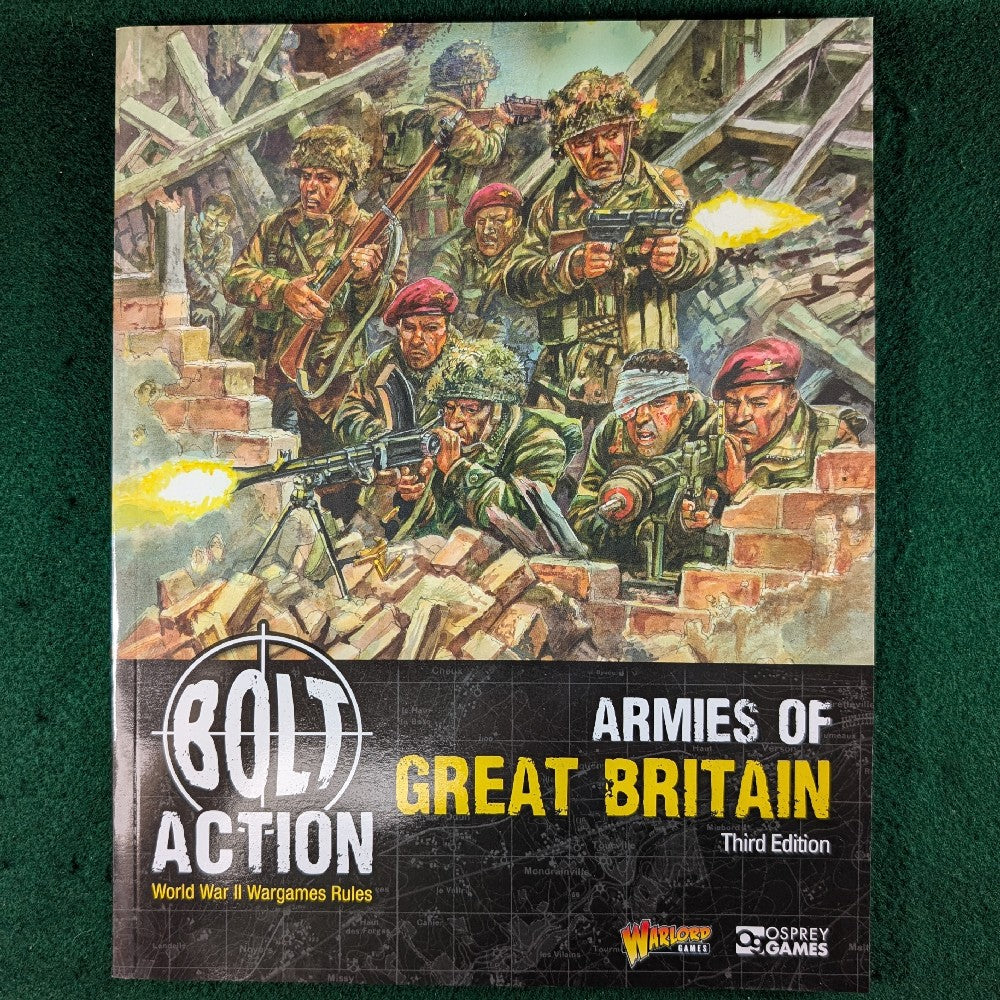 Armies of Great Britain 3rd Edition - Bolt Action book - Warlord Games ...