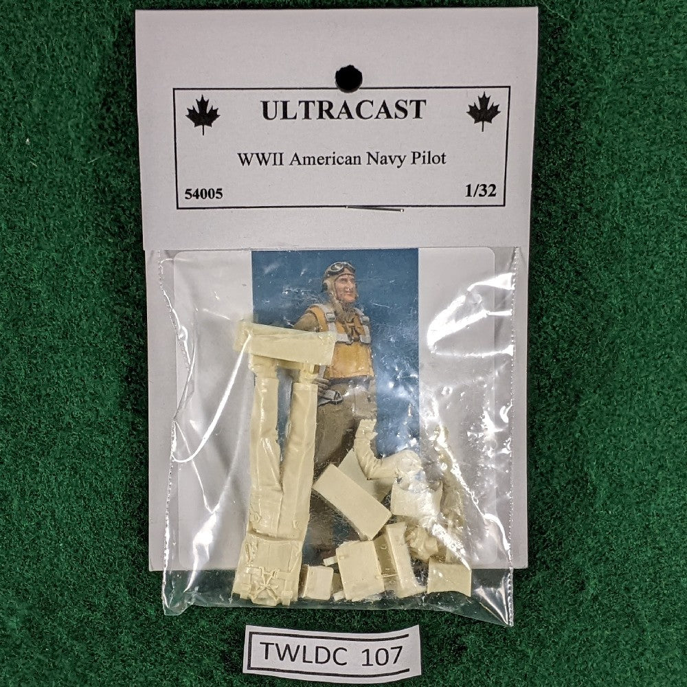 US Navy Pilot -Ultracast - 54005 resin kit - 1/32 – The War Library