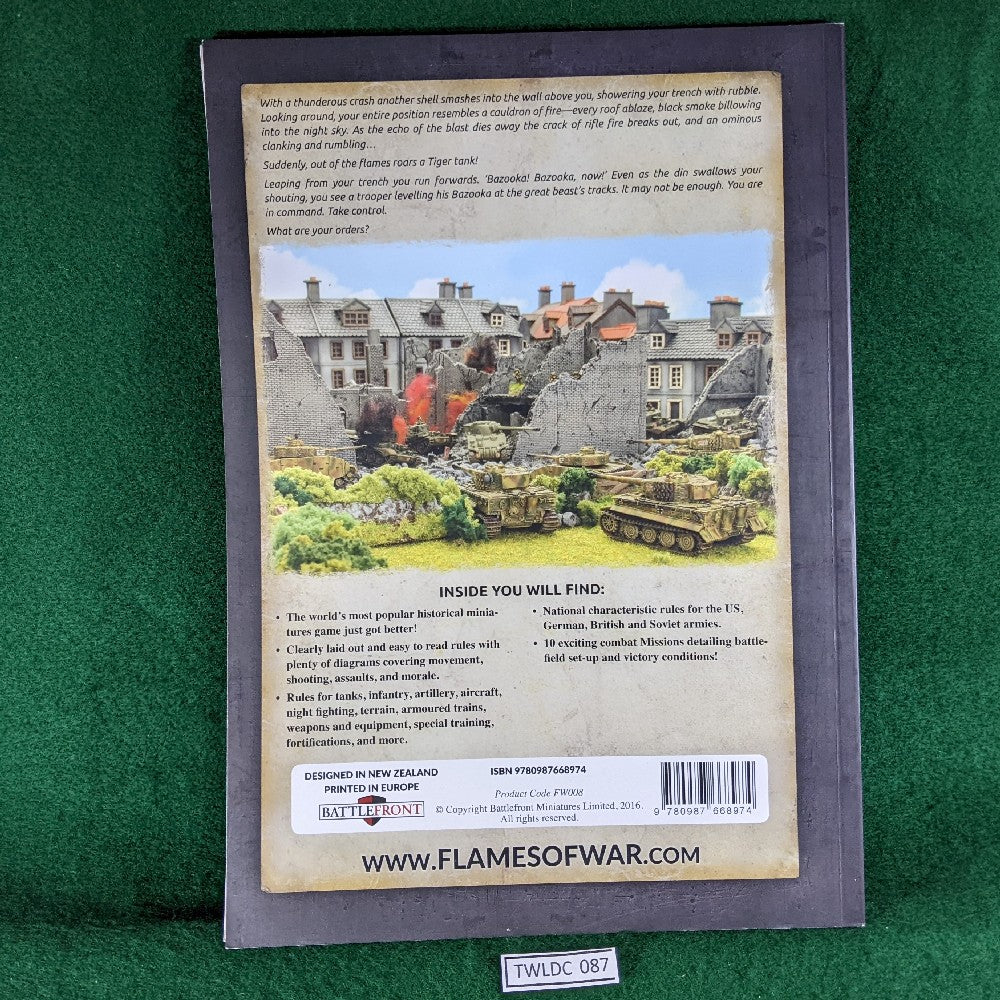 Flames Of War The World War 2 Miniatures game 1939-41 and 1944-45 - 4t ...