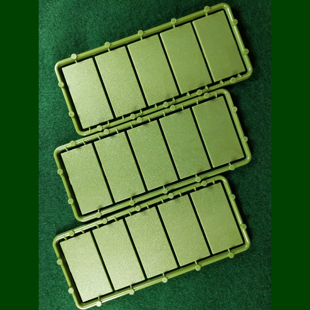 25mm x 50mm Wargaming Bases (15) - 1 packet - Renedra Bases – The War ...
