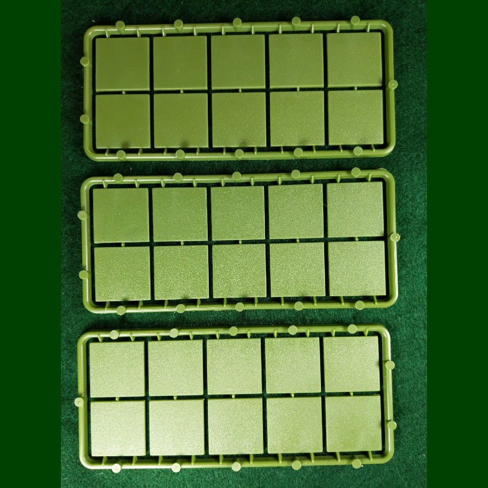 25mm x 25mm Wargaming Bases (30) - 1 packet - Renedra Bases – The War ...