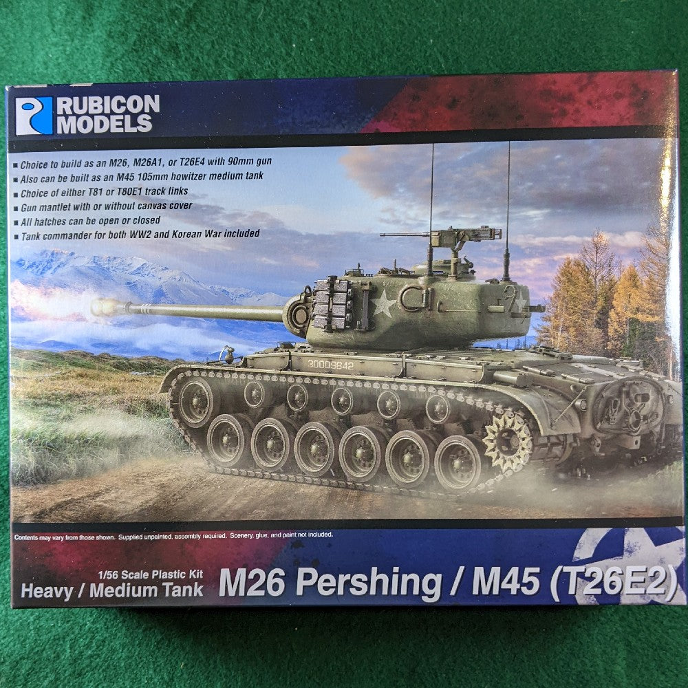 Rubicon US M26 Pershing/M45 (T26E2) kit 1/56 – The War Library
