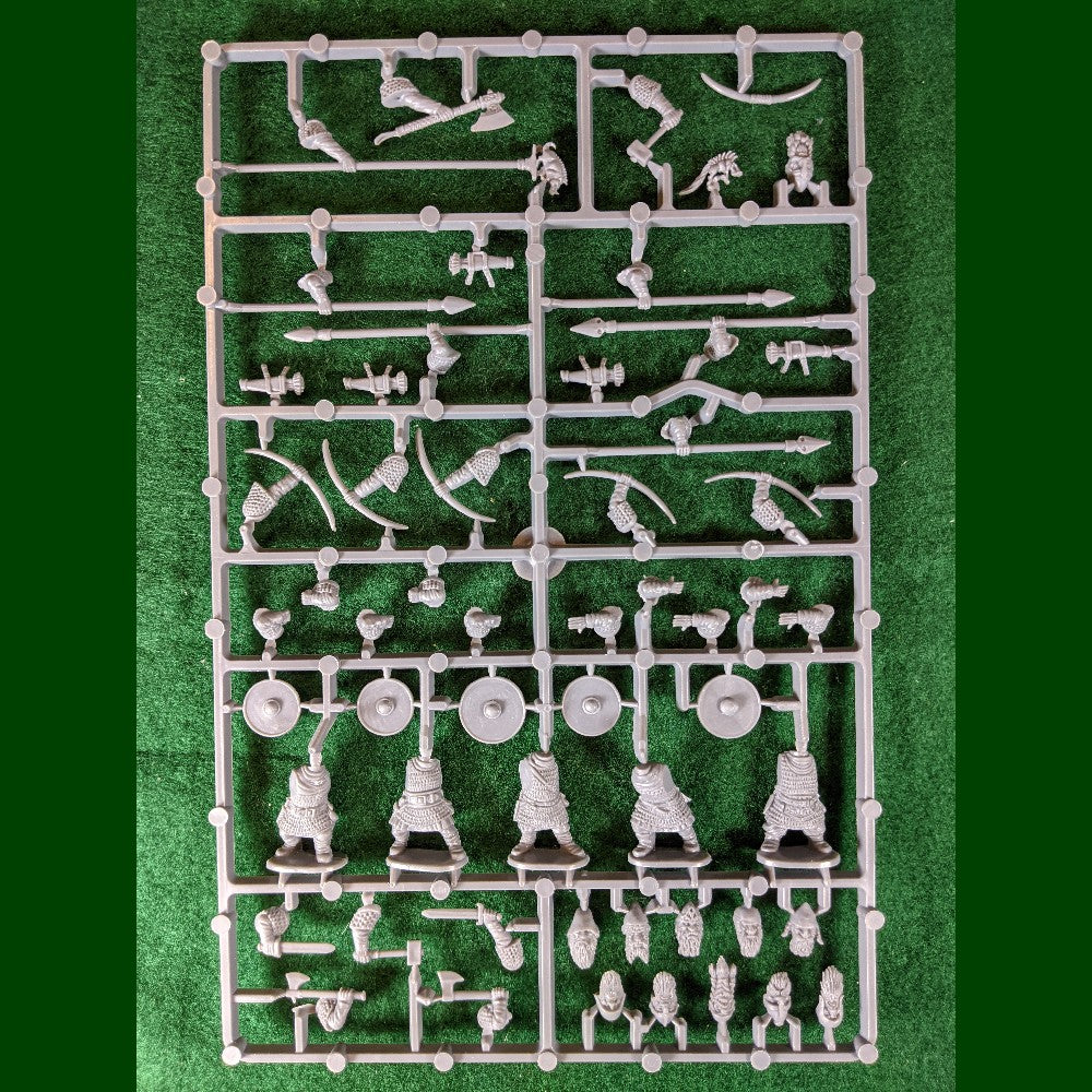 Oathmark Dwarf Infantry sprue - 5 figures – The War Library