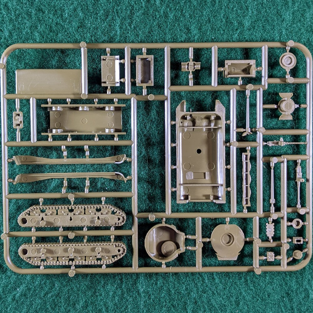 Allied M4A1 Sherman tank sprue - 1 plastic sprue - Flames of War FOW ...