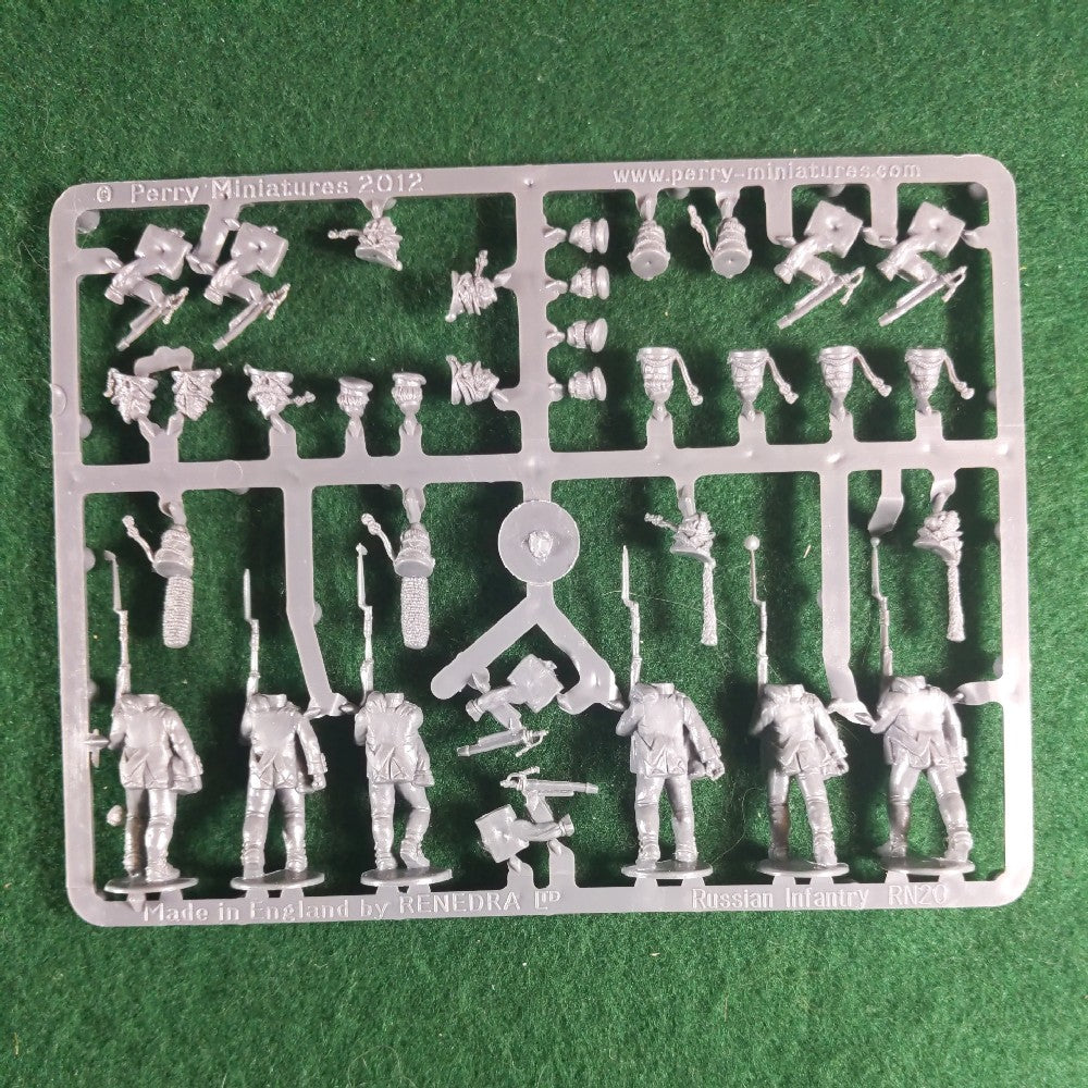 Russian Napoleonic Infantry 1809-14 Sprue - Perry Miniatures – The War ...