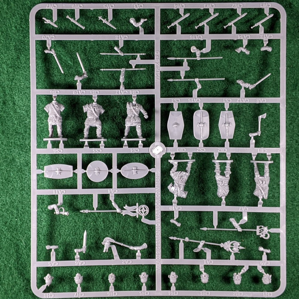 Germanic Command Sprue 6 figures - Victrix – The War Library