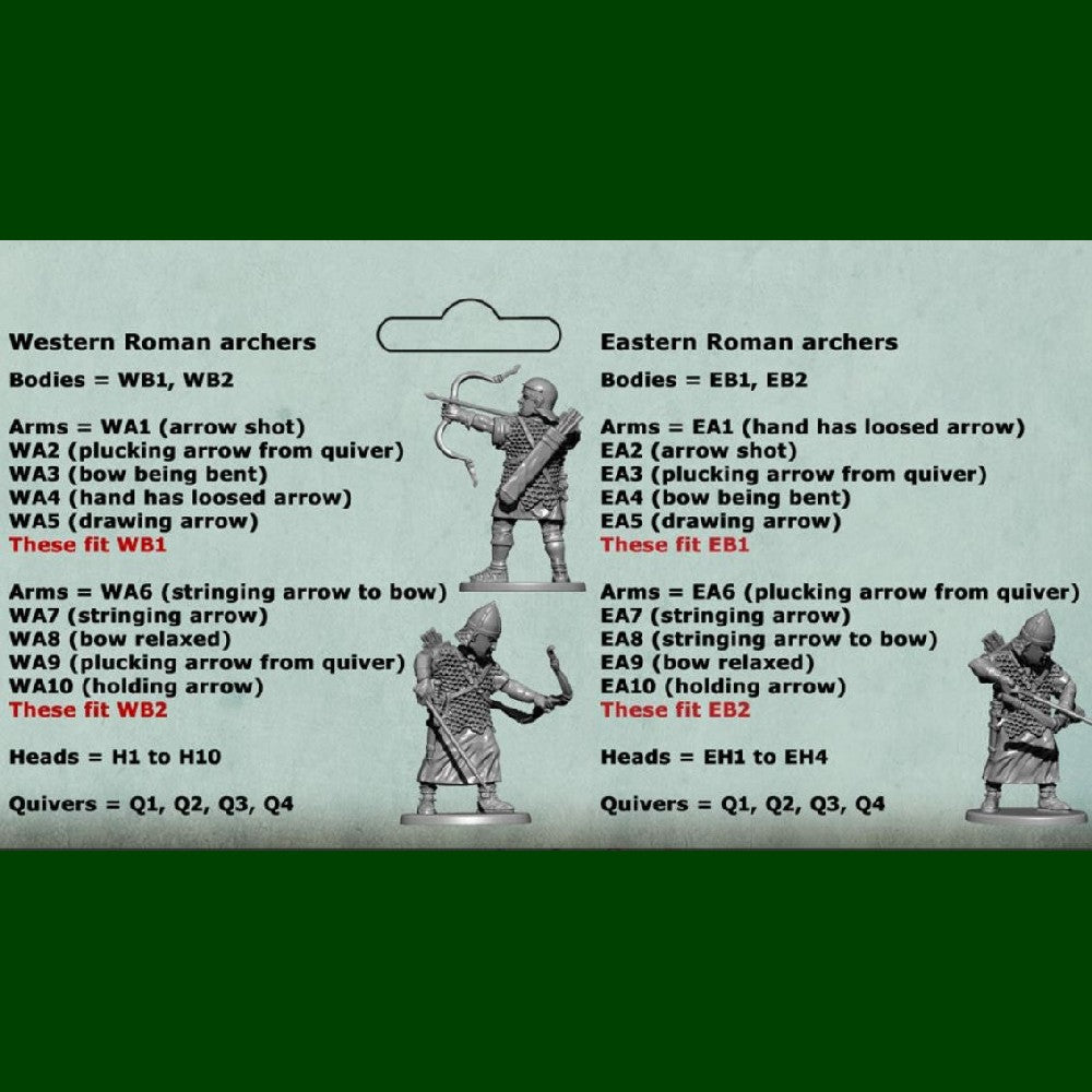 Early Imperial Roman Auxiliary Archers Sprue - 4 figures - Victrix ...