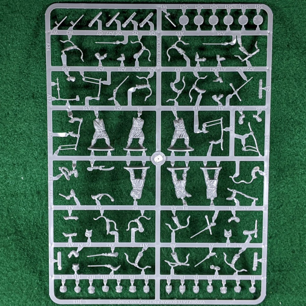 Late Roman Archers and Slingers sprue - 6 figures - Victrix – The War ...