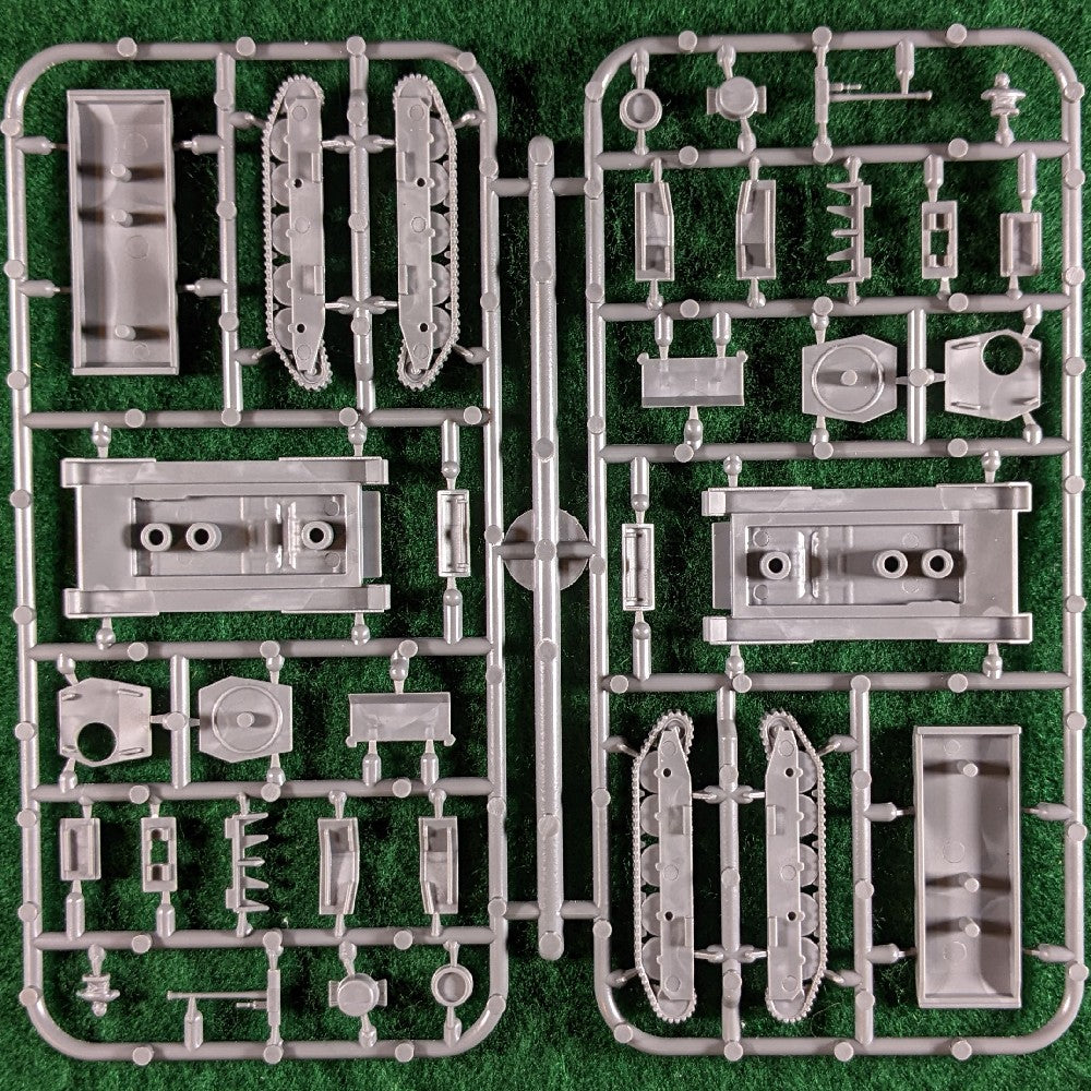 British Cromwell Cruiser Mk VII tanks 12mm - 1/144 one sprue 2 tanks ...