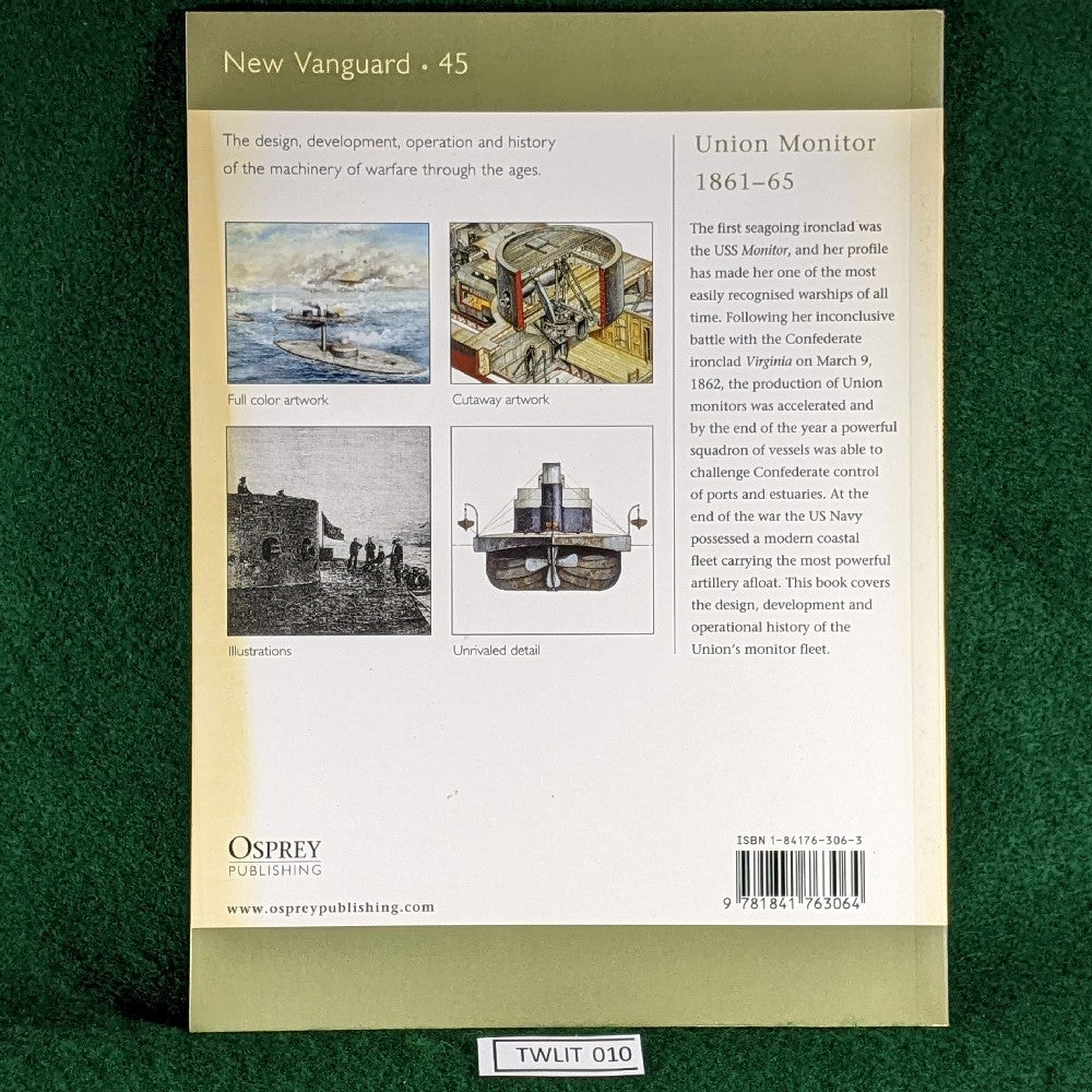 Union Monitor 1861-65 - Angus Konstam - Osprey New Vanguard 45 – The ...