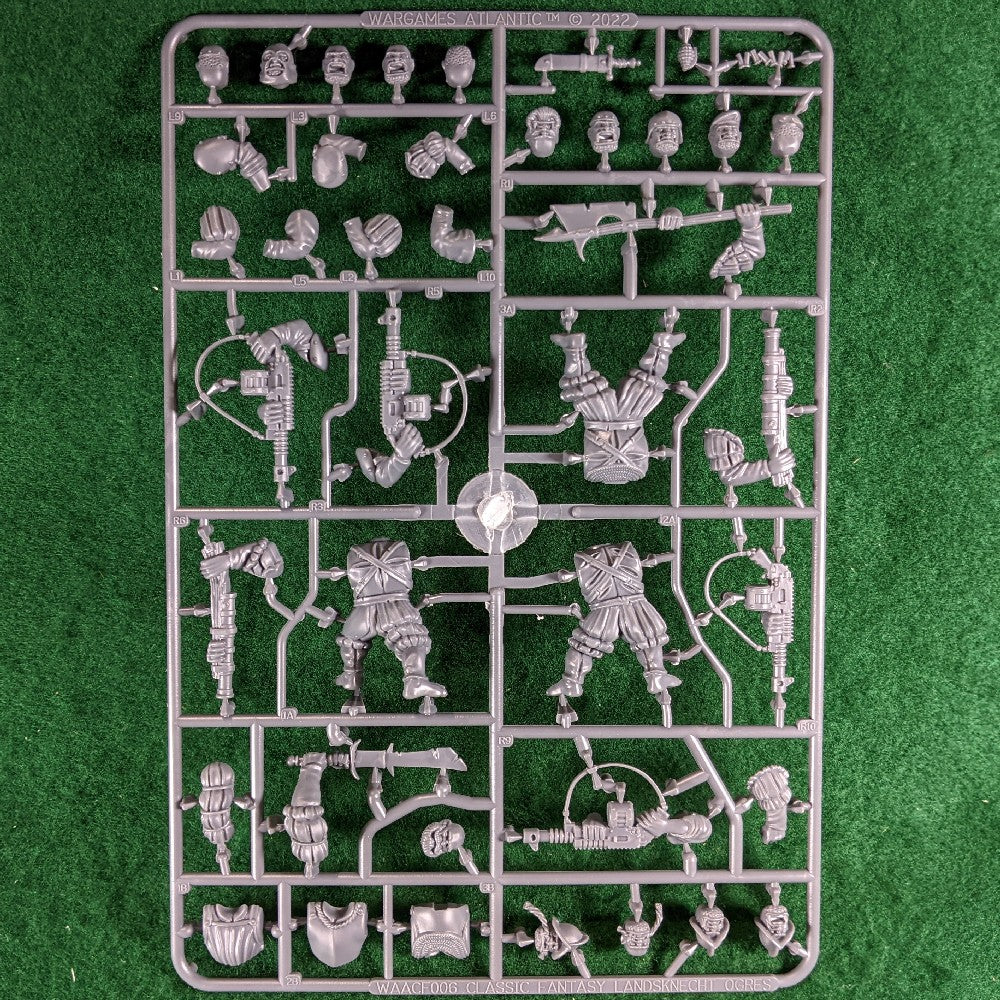 Landsknecht Ogres sprue - Wargames Atlantic - 3 figures – The War Library